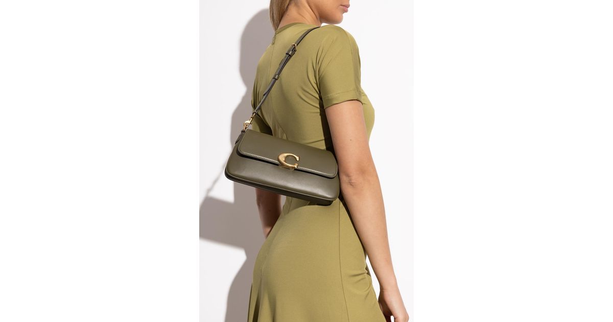 COACH Shoulder Bag "Jet" in Green | Lyst