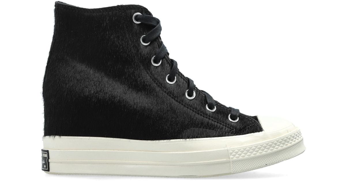 Converse Sport Shoes A12561C With Wedge Heel in Black | Lyst UK