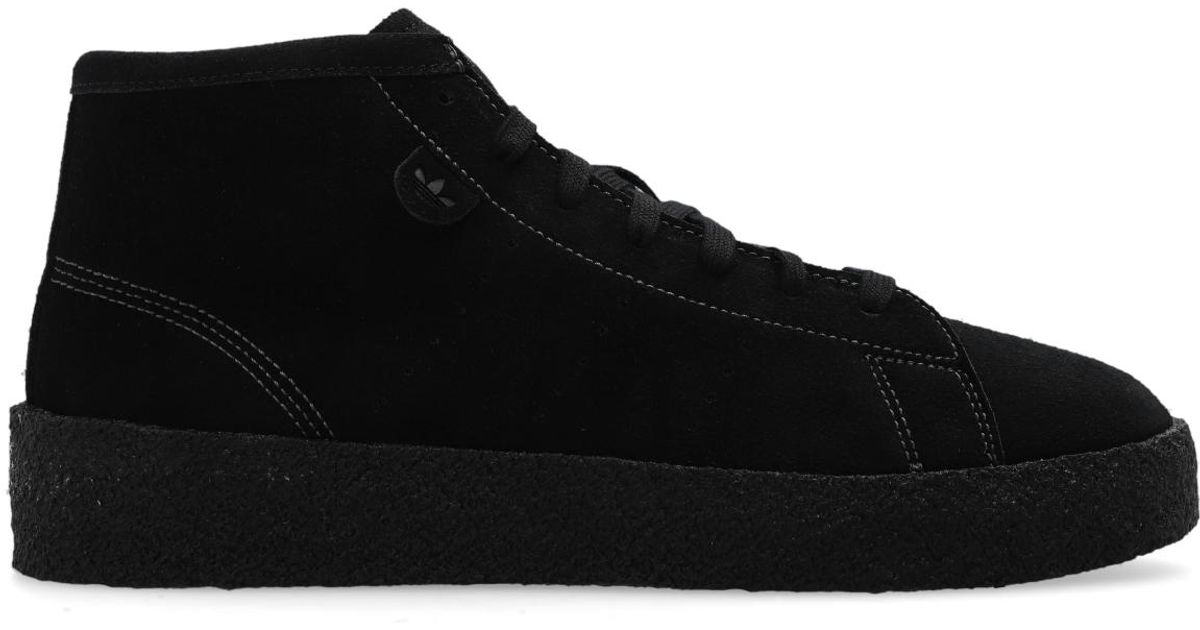 adidas Originals 'stan Smith Crepe Mid' Sneakers in Black for Men | Lyst UK