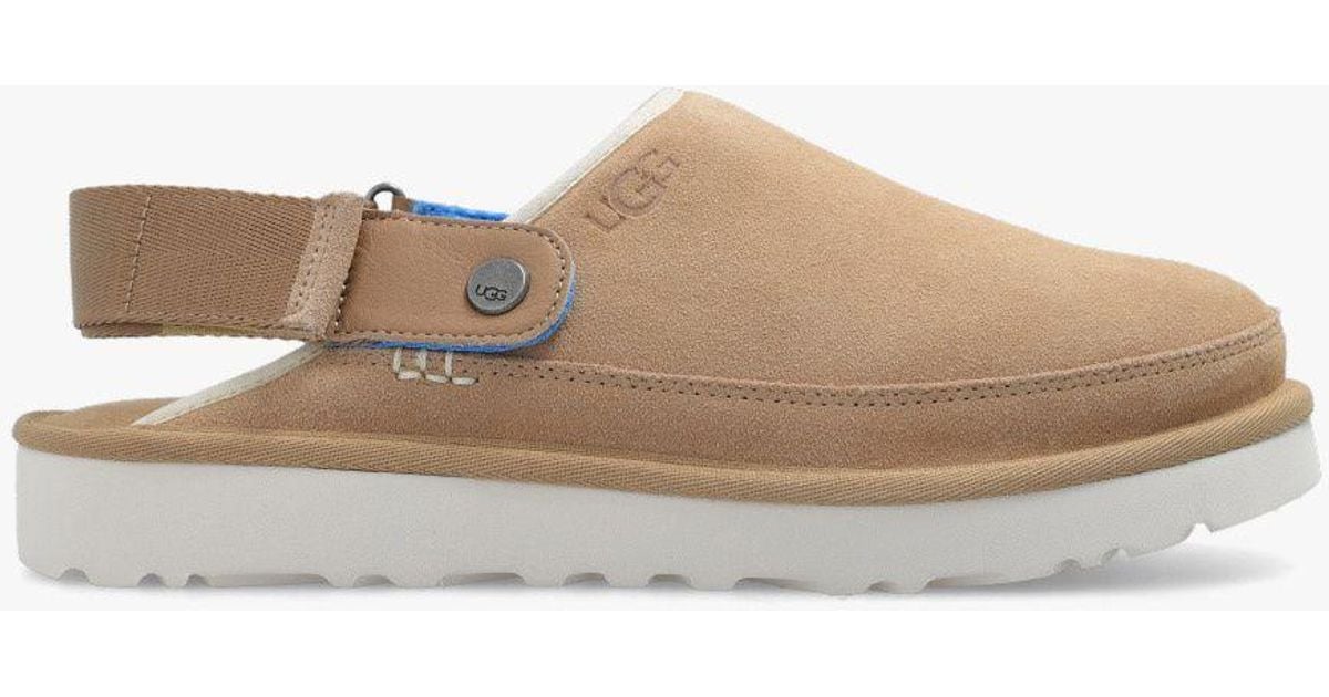 UGG 'goldenstar' Slides in Natural | Lyst