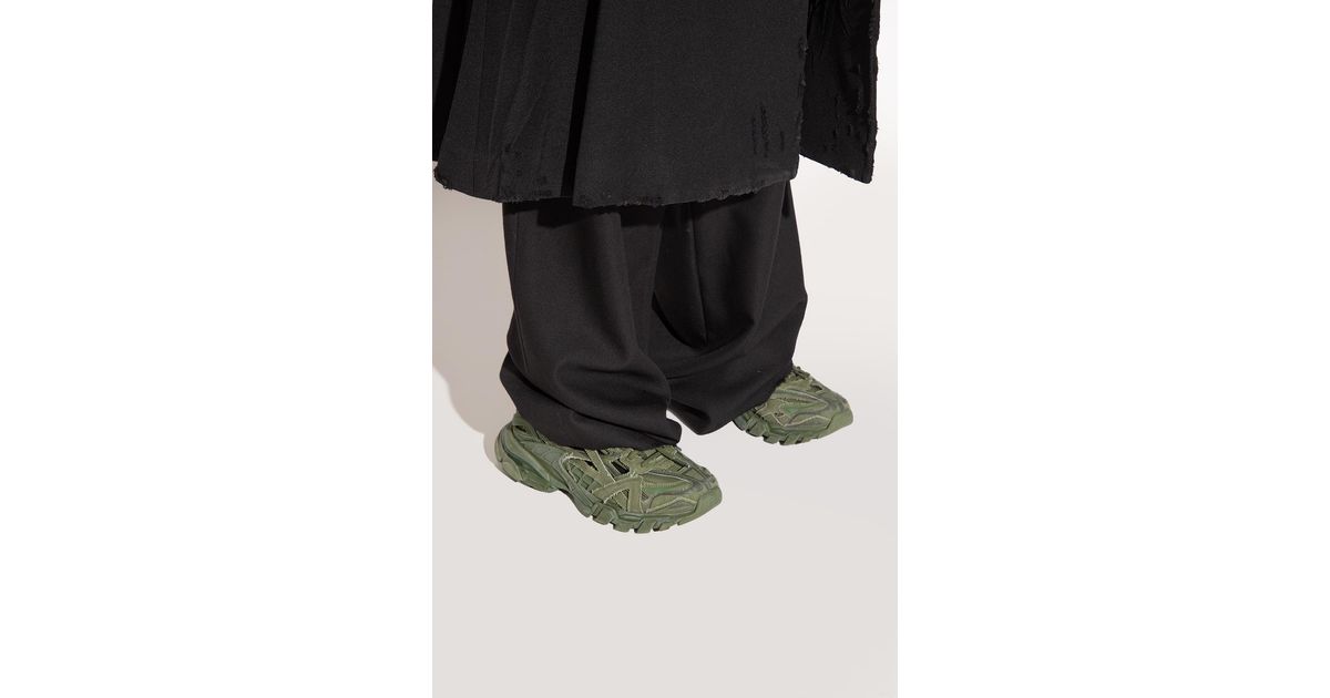 Balenciaga 'track.2' Sneakers in Green | Lyst