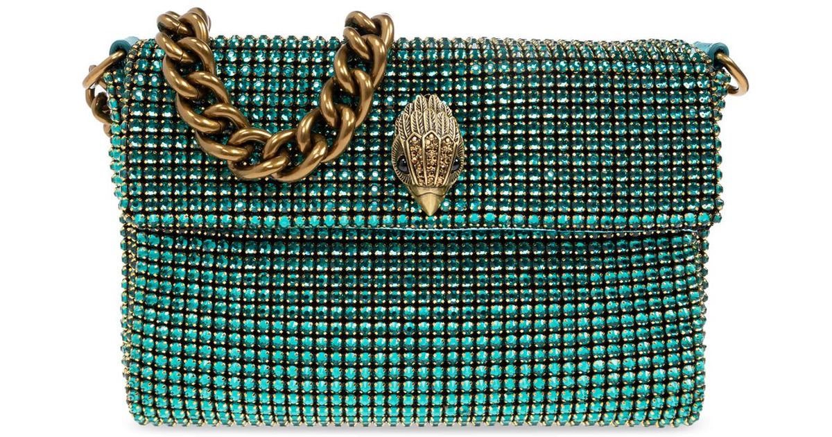 Kurt Geiger Shoulder Bag Party Small in Green | Lyst UK