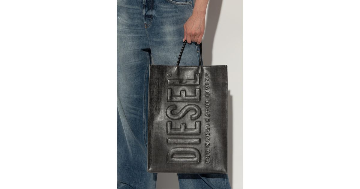 DIESEL Bag Dsl 3D Dsl 3D in Gray | Lyst