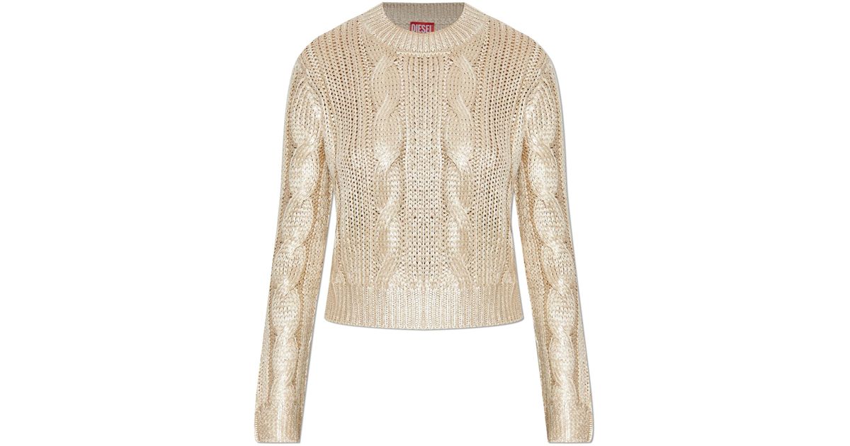 DIESEL Sweater -Miccha' in White | Lyst UK