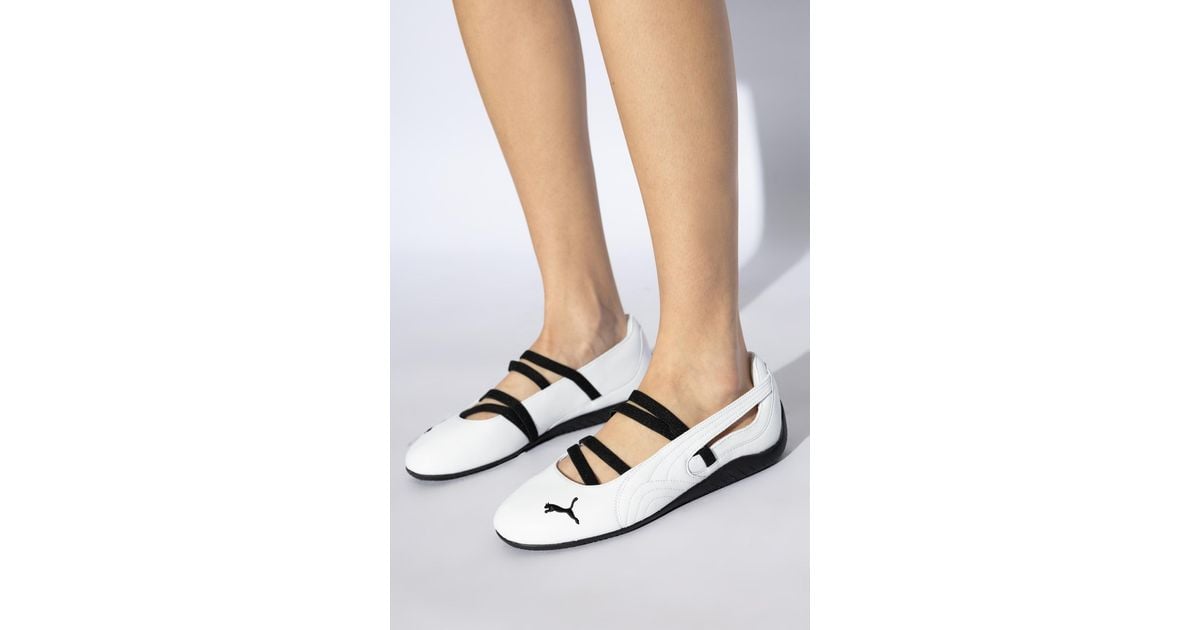 PUMA Ballerinas Speedcat in White | Lyst