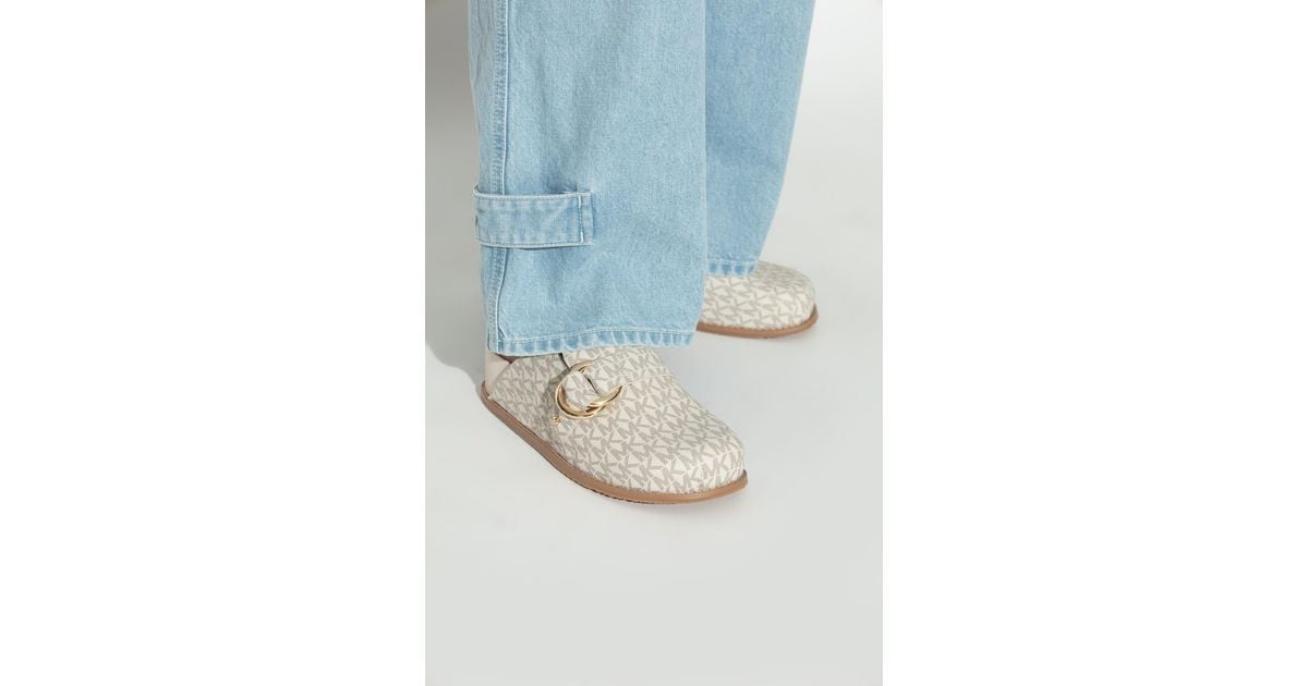 MICHAEL Michael Kors 'Jaden' Slides in Blue | Lyst