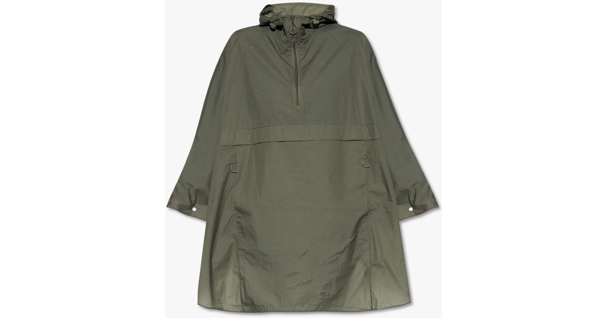 HUNTER Rain Poncho in Green | Lyst UK
