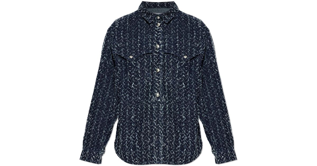 IRO 'Velini' Jacket in Blue | Lyst UK