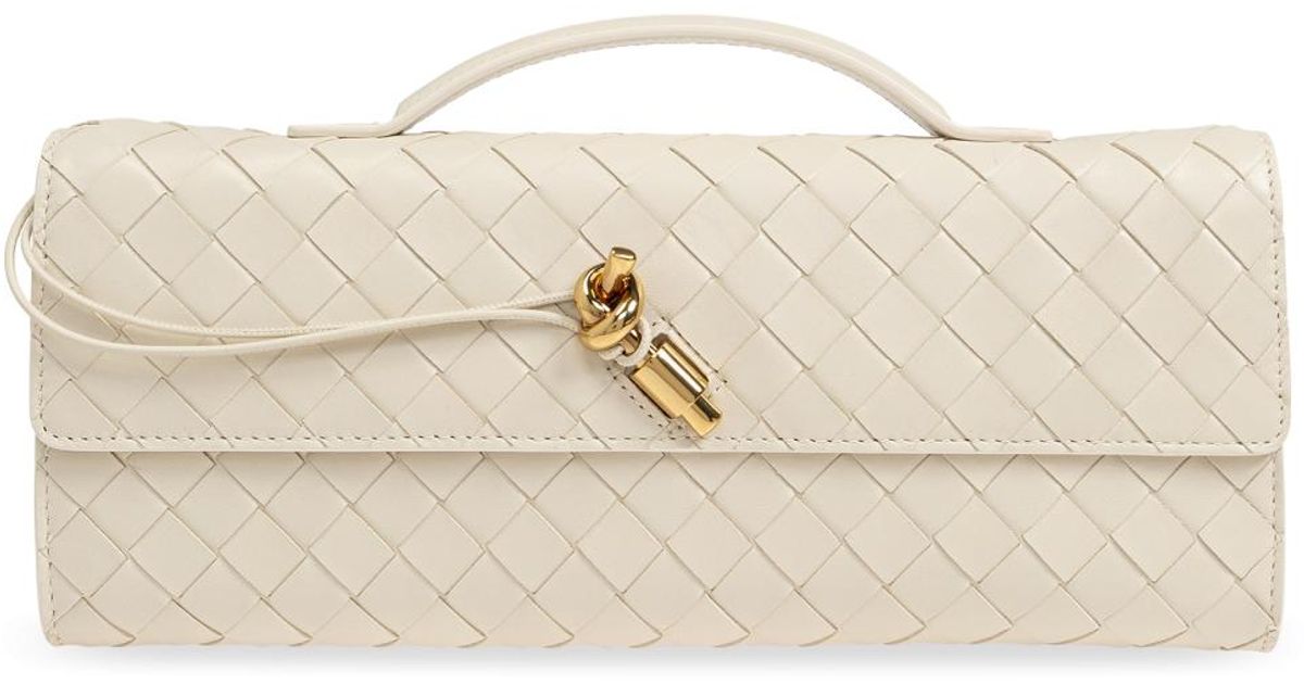Bottega Veneta Handbag 'Andiamo' in Natural | Lyst UK