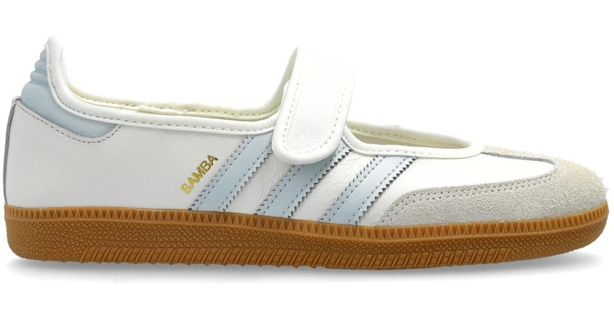 adidas Originals Ballet Flats 'Samba Jane' in White | Lyst UK