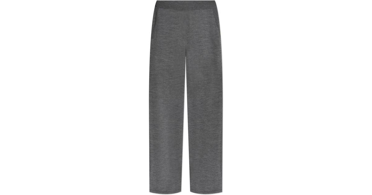 Anine Bing Adley Trousers in Grey | Lyst UK