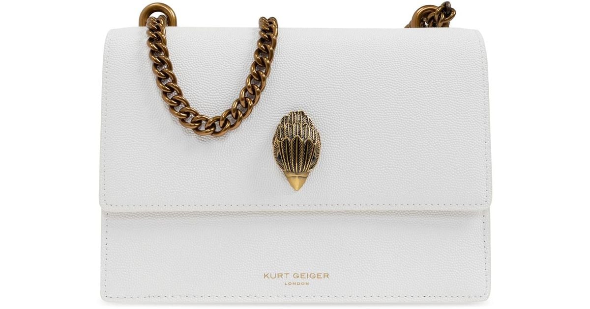 Kurt Geiger Shoulder Bag Shoreditch in White | Lyst UK