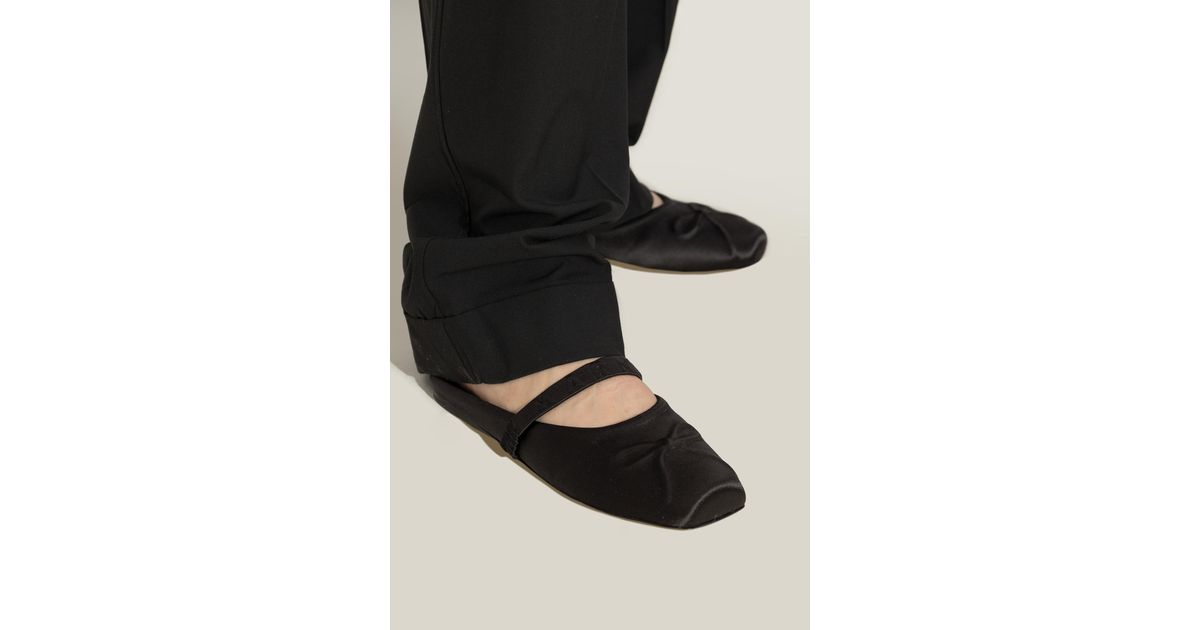 Marni Slides With A Bow in Black | Lyst