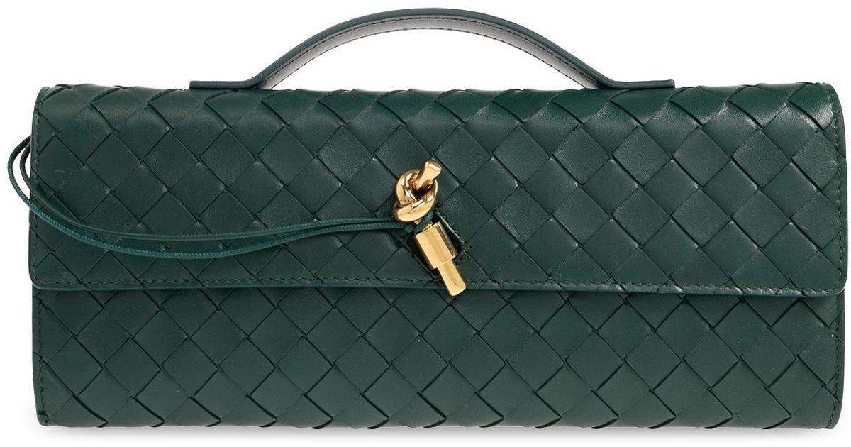 Bottega Veneta 'Andiamo' Handbag in Green | Lyst UK
