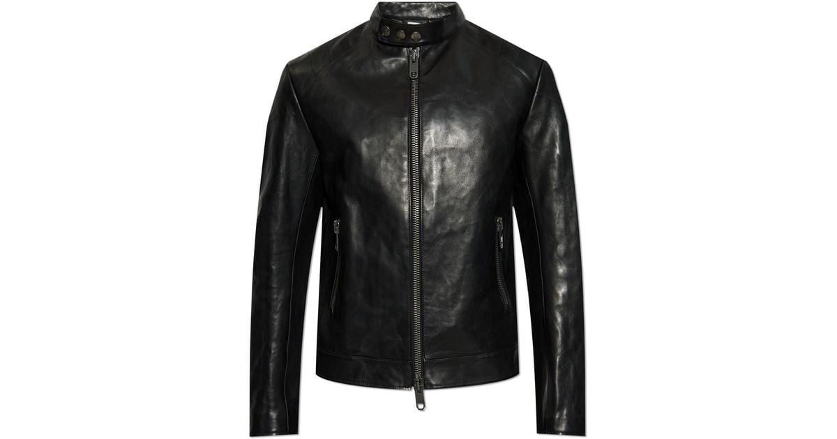 Bally Leather Jacket in Black for Men | Lyst UK