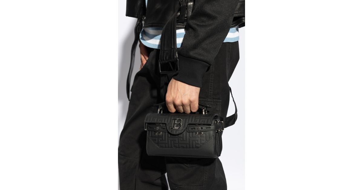 Balmain Shoulder Bag With Logo in Black for Men | Lyst