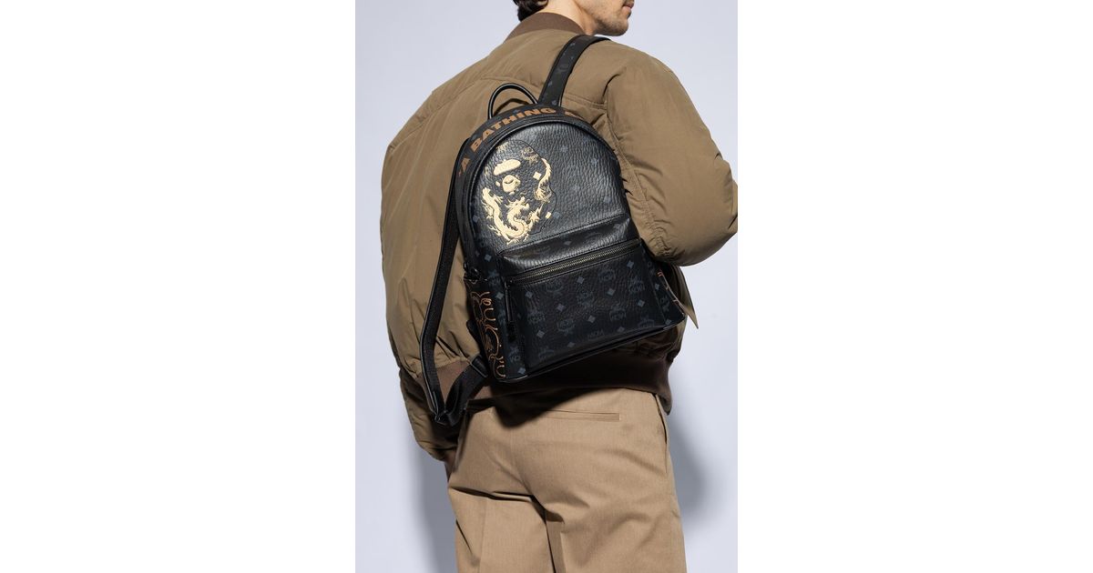 MCM X Bape in Black for Men | Lyst