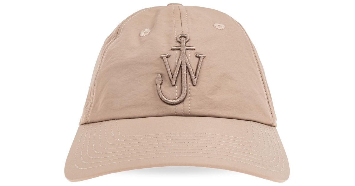 JW Anderson Baseball Cap in Natural | Lyst UK