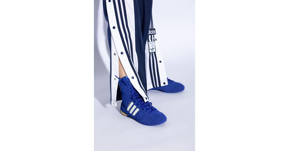 adidas Originals 'Rasant Mid W' High-Top Sneakers in Blue | Lyst