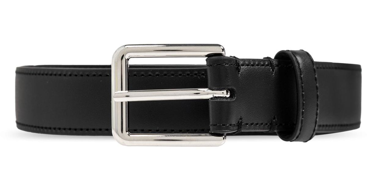 DSquared² Leather Belt in Black for Men | Lyst UK