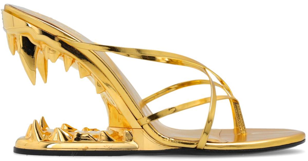 Gcds 'morso' Wedge Mules in Metallic | Lyst