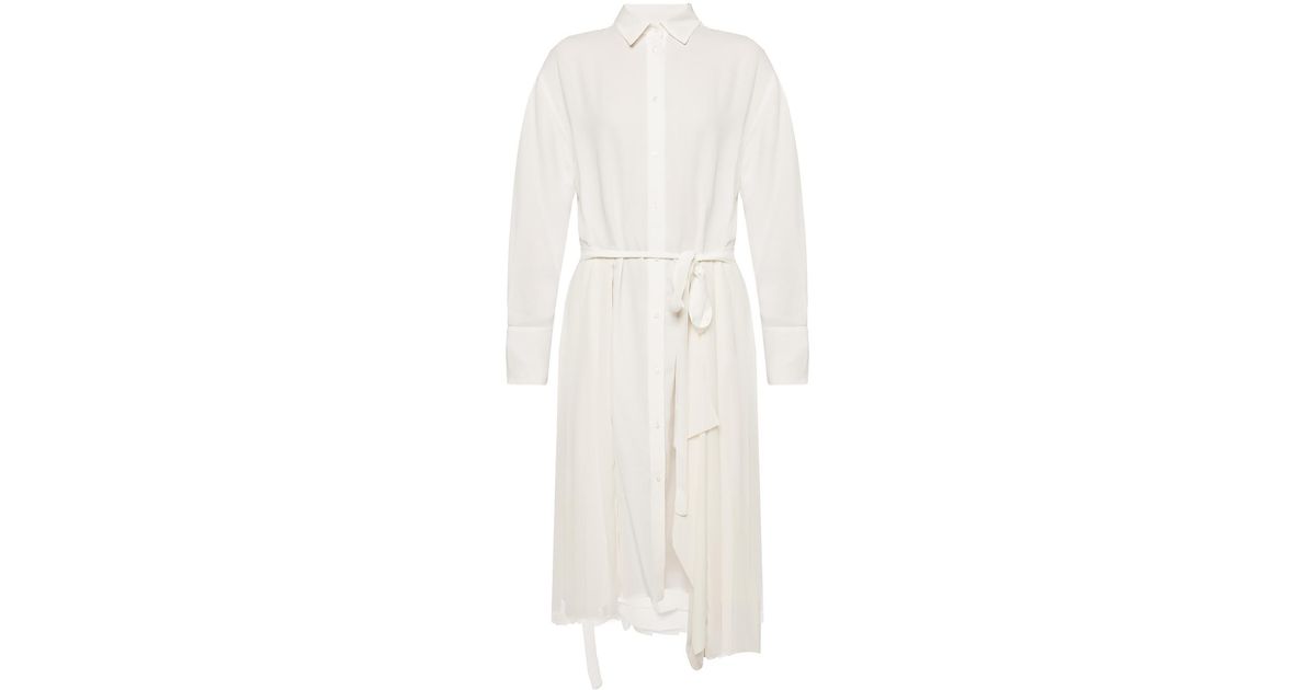 Iceberg Dress With Collar in Natural | Lyst UK