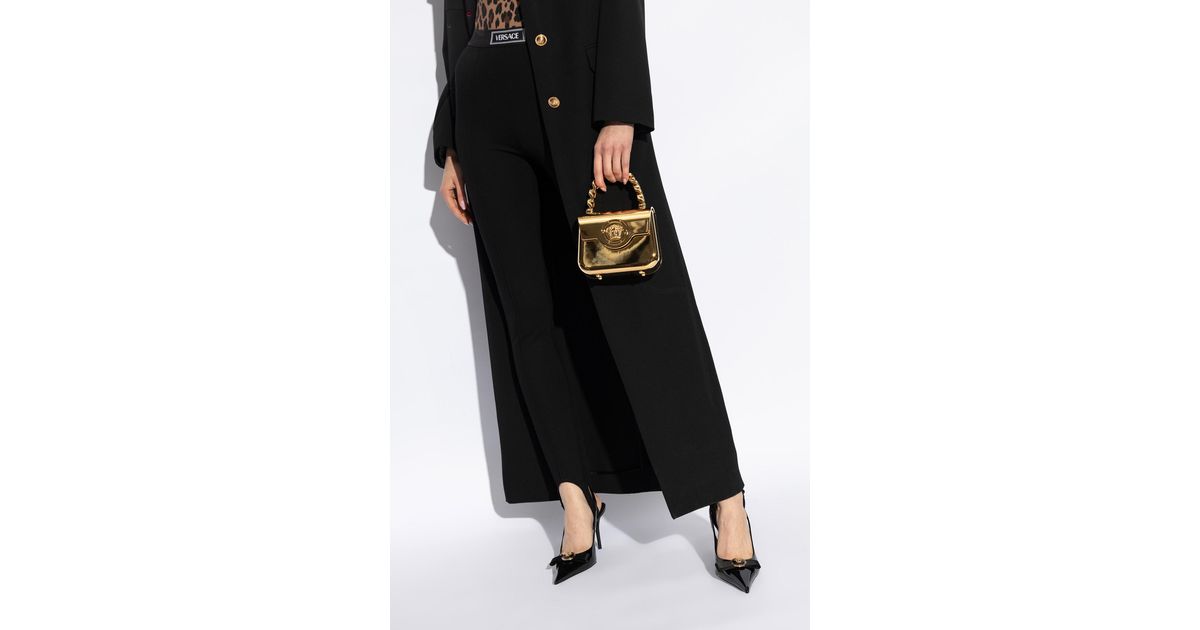 Versace Handbag La Medusa Mini in Black | Lyst