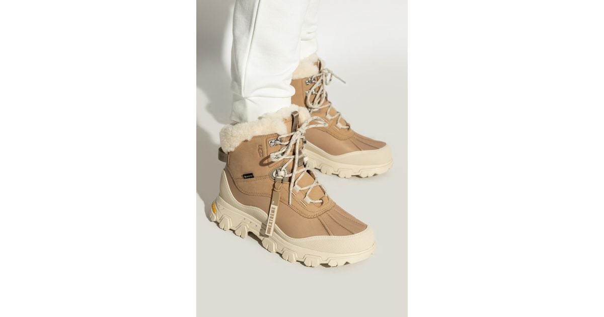 UGG Snow Boots 'Adirondack Meridan Hiker' in Natural | Lyst