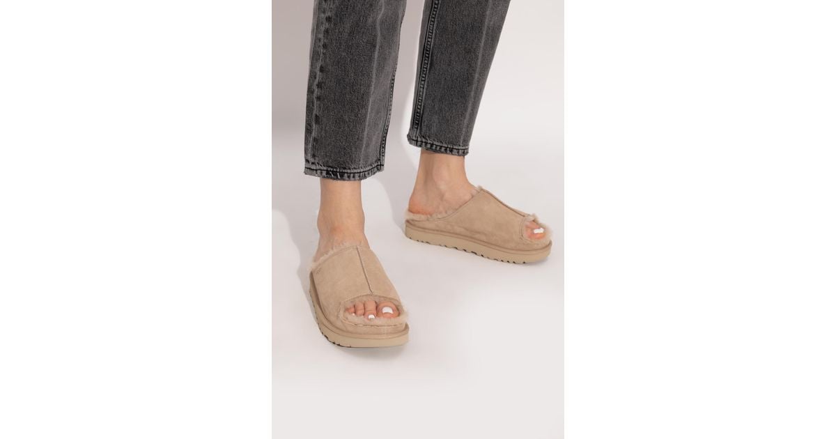 UGG Slides W Greenport Slide in Gray | Lyst