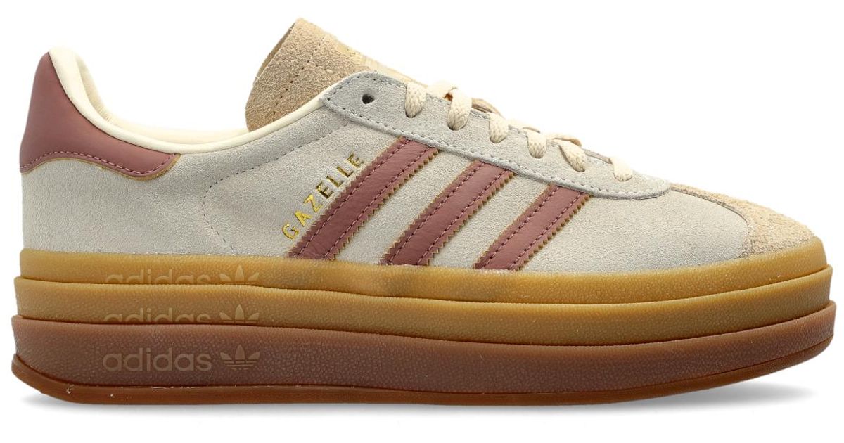 adidas Originals Sports Shoes On Platform "Gazelle Bold" in Brown | Lyst UK