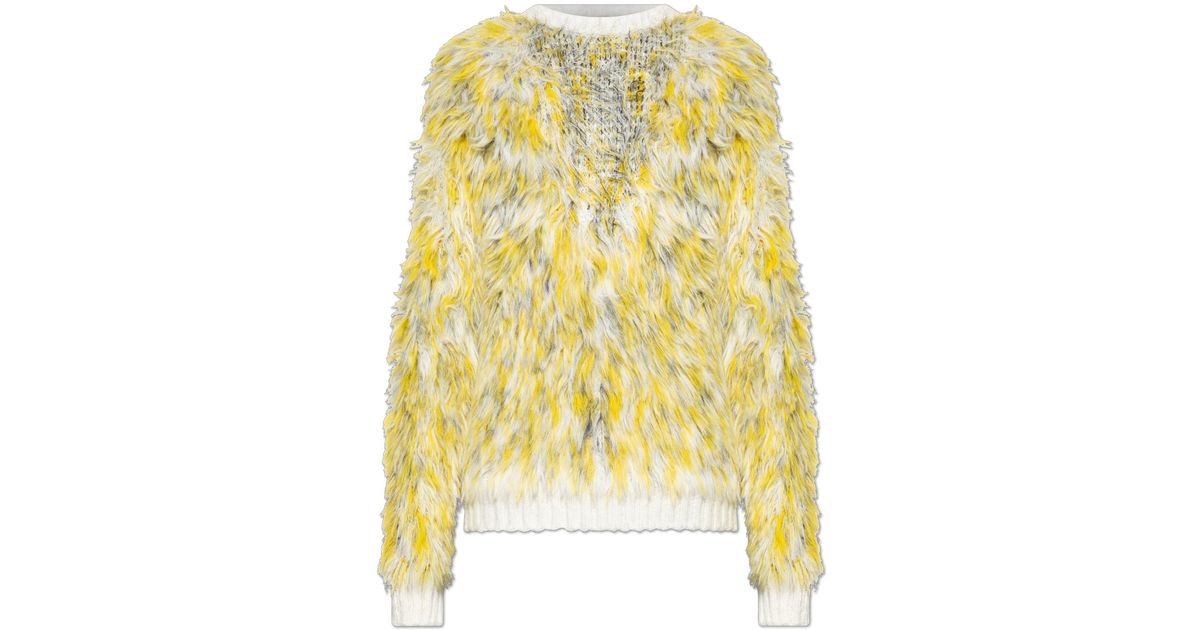 DIESEL Sweater 'K-Allen' in Yellow for Men | Lyst UK