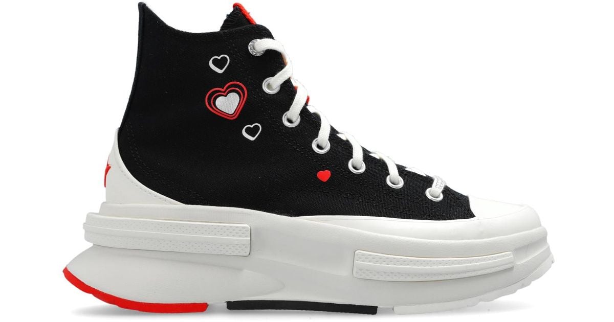 Converse ‘Run Star Legacy Cx Platform Y2K Heart’ Sneakers in Black ...
