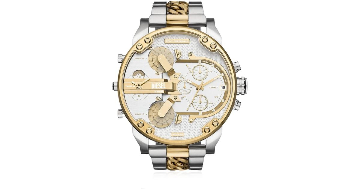 DIESEL Steel Watch, in Metallic for Men | Lyst UK