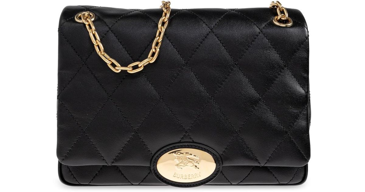 Burberry Shoulder Bag 'Strand Medium' in Black | Lyst UK