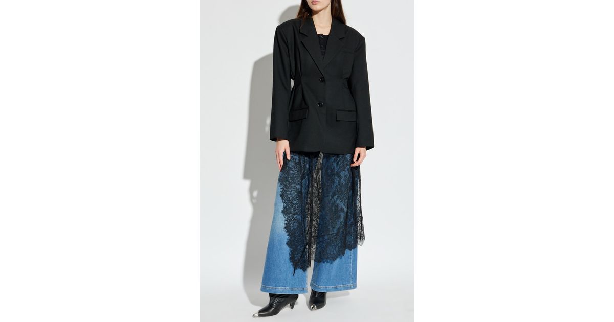 Munthe Roccolace Lace Dress in Black | Lyst