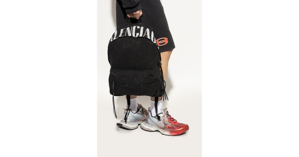 Balenciaga Backpack With Vintage Effect, in Black for Men | Lyst