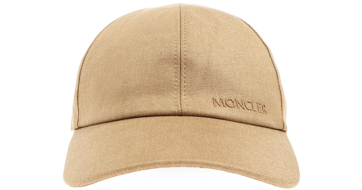 Moncler Cap in Natural for Men | Lyst UK