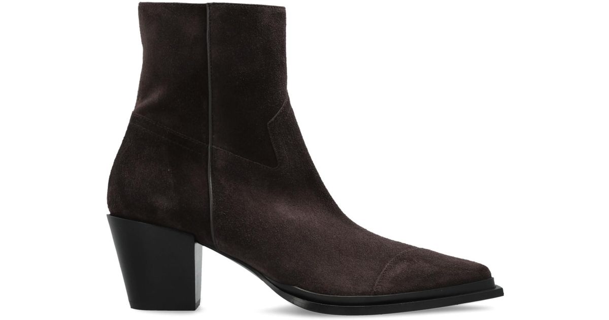 Jimmy Choo Cece' Heeled Ankle Boots in Black | Lyst UK