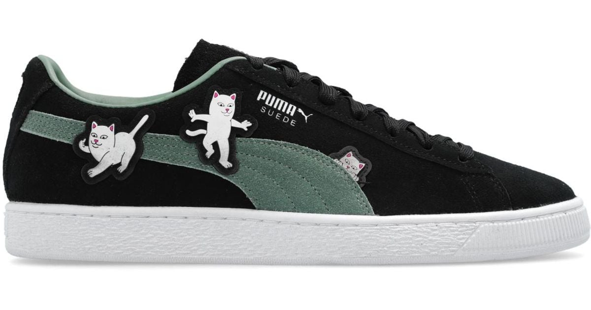 PUMA X Ripndip Suede Sneakers in Black | Lyst