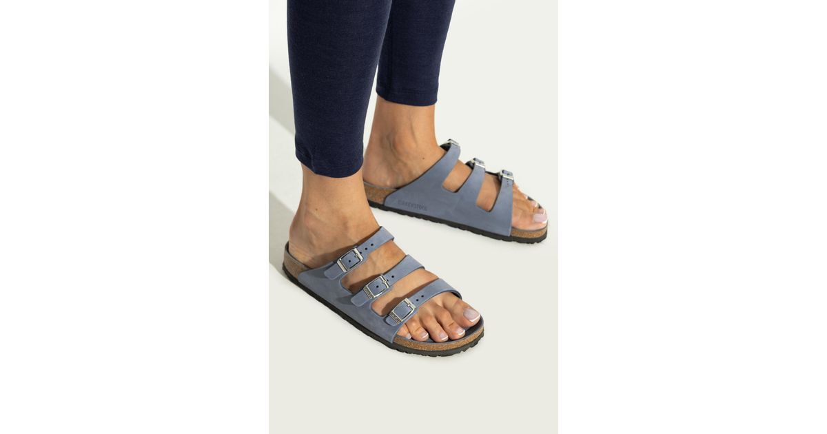 Birkenstock Florida Fresh Flip-Flops in Blue | Lyst
