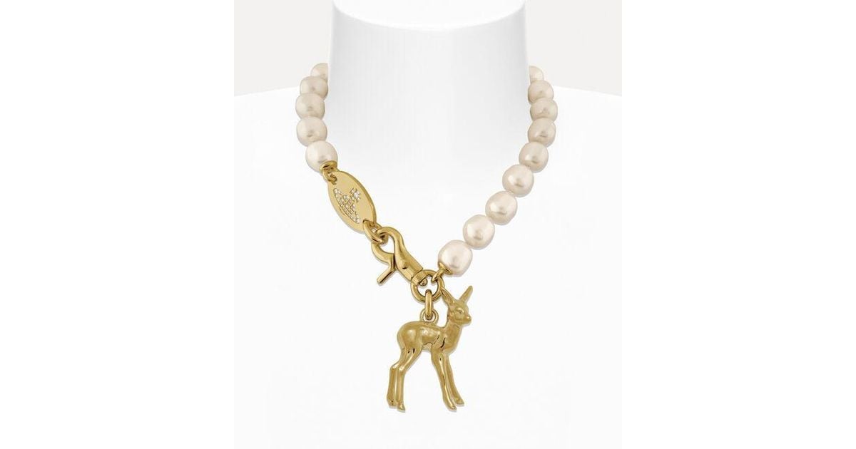 Vivienne Westwood Monette Necklace in Metallic | Lyst UK