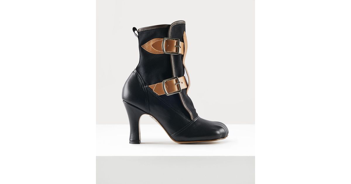 Vivienne Westwood Bondage Boot Leather in Blue | Lyst UK