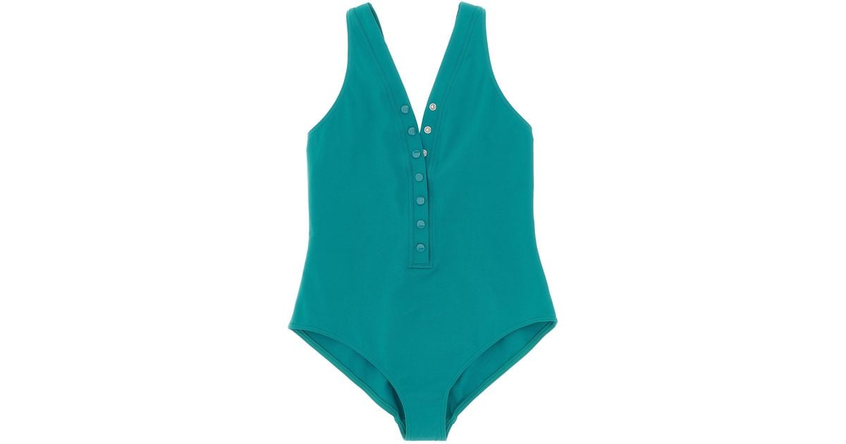 Eres Icône Beachwear Green in Blue | Lyst UK
