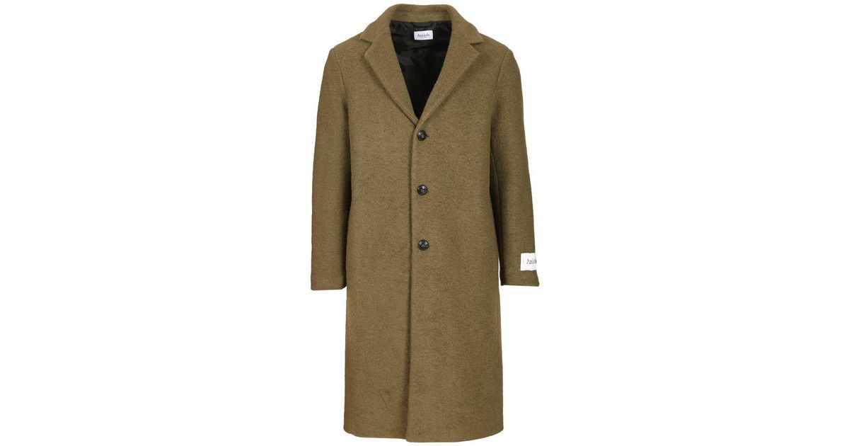 AMISH Oversized Wool Blend Coat Coats in Green for Men | Lyst UK