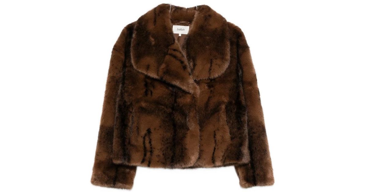 Ba&sh Coats in Brown | Lyst UK