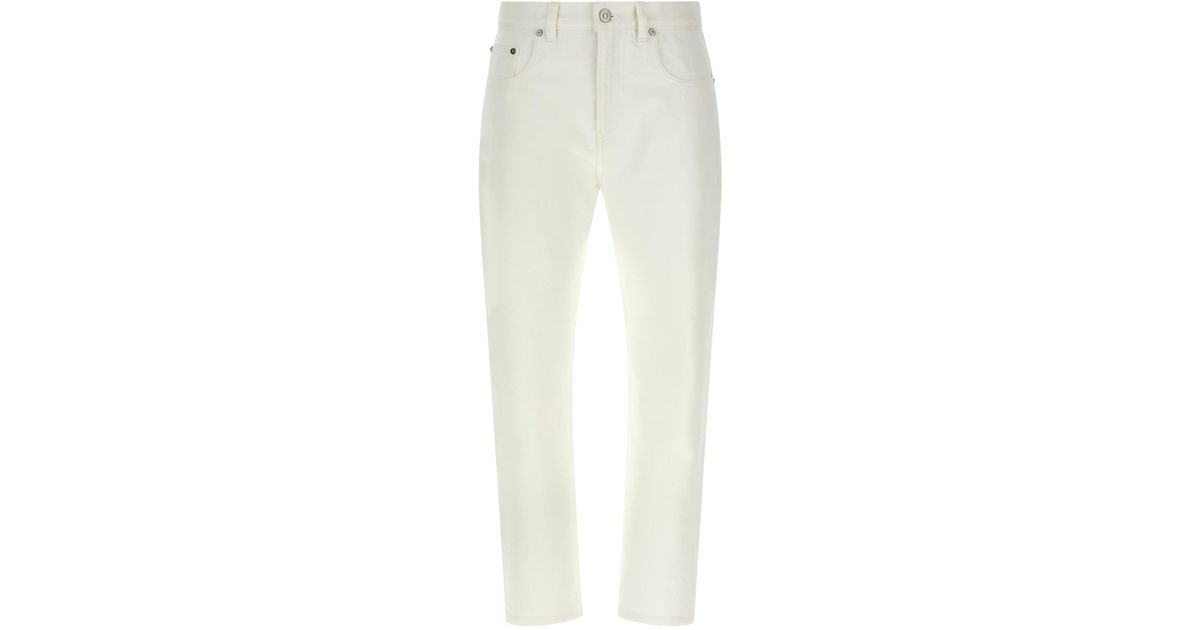 Victoria Beckham High Waist Jeans White | Lyst UK