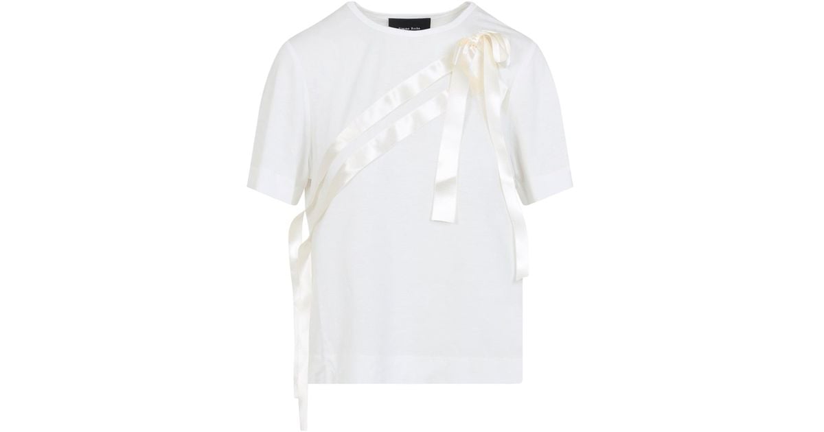 Simone Rocha T-Shirts in White | Lyst UK