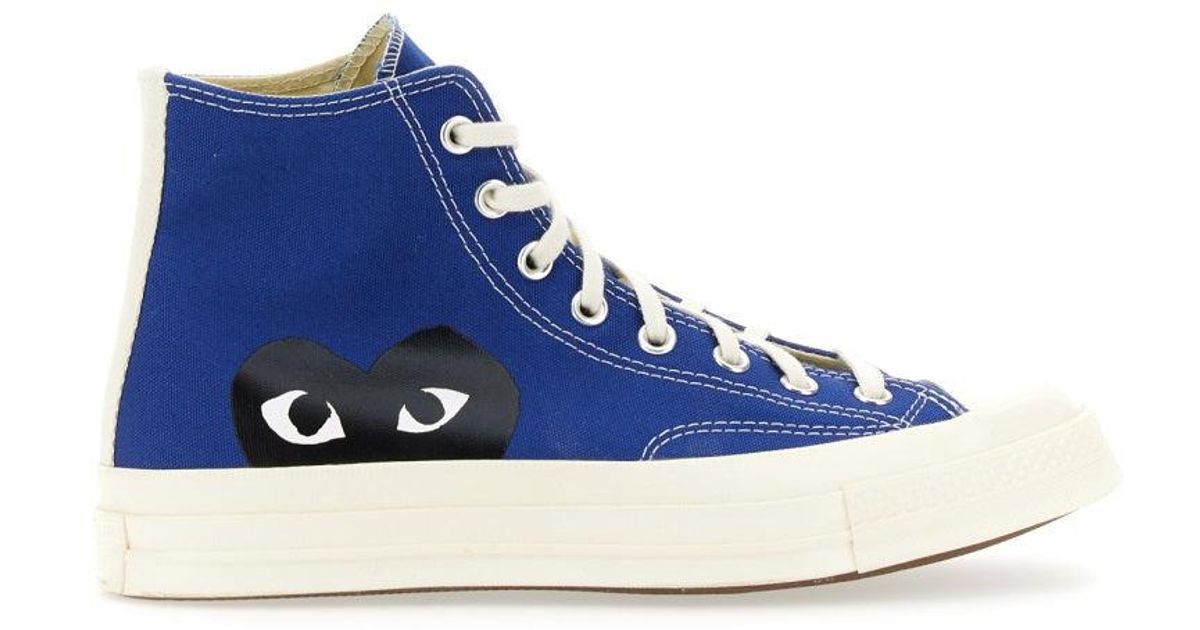 comme des garcon play x converse Chuck 70 Sneaker in Blue for Men | Lyst UK