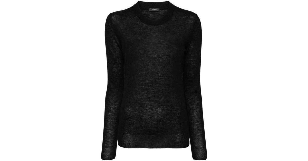 JOSEPH Sweater in Black | Lyst UK