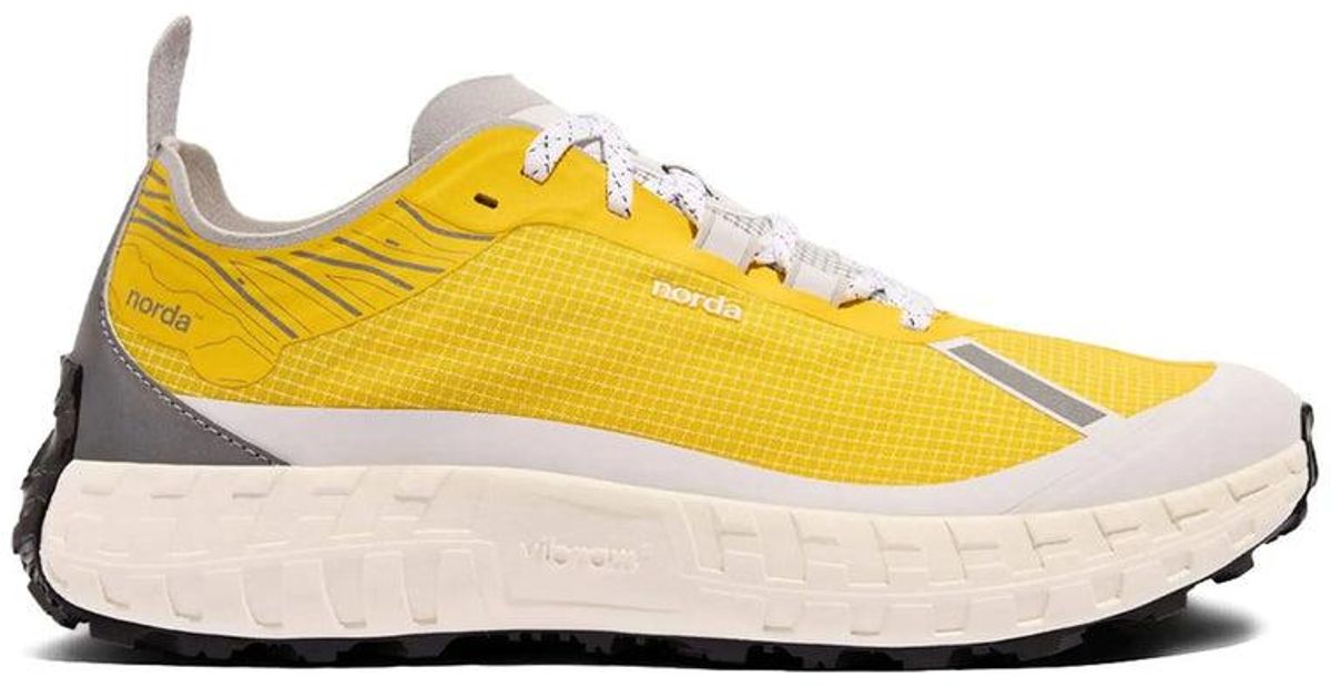 Norda Rubber Fabric Sneakers in Yellow for Men | Lyst